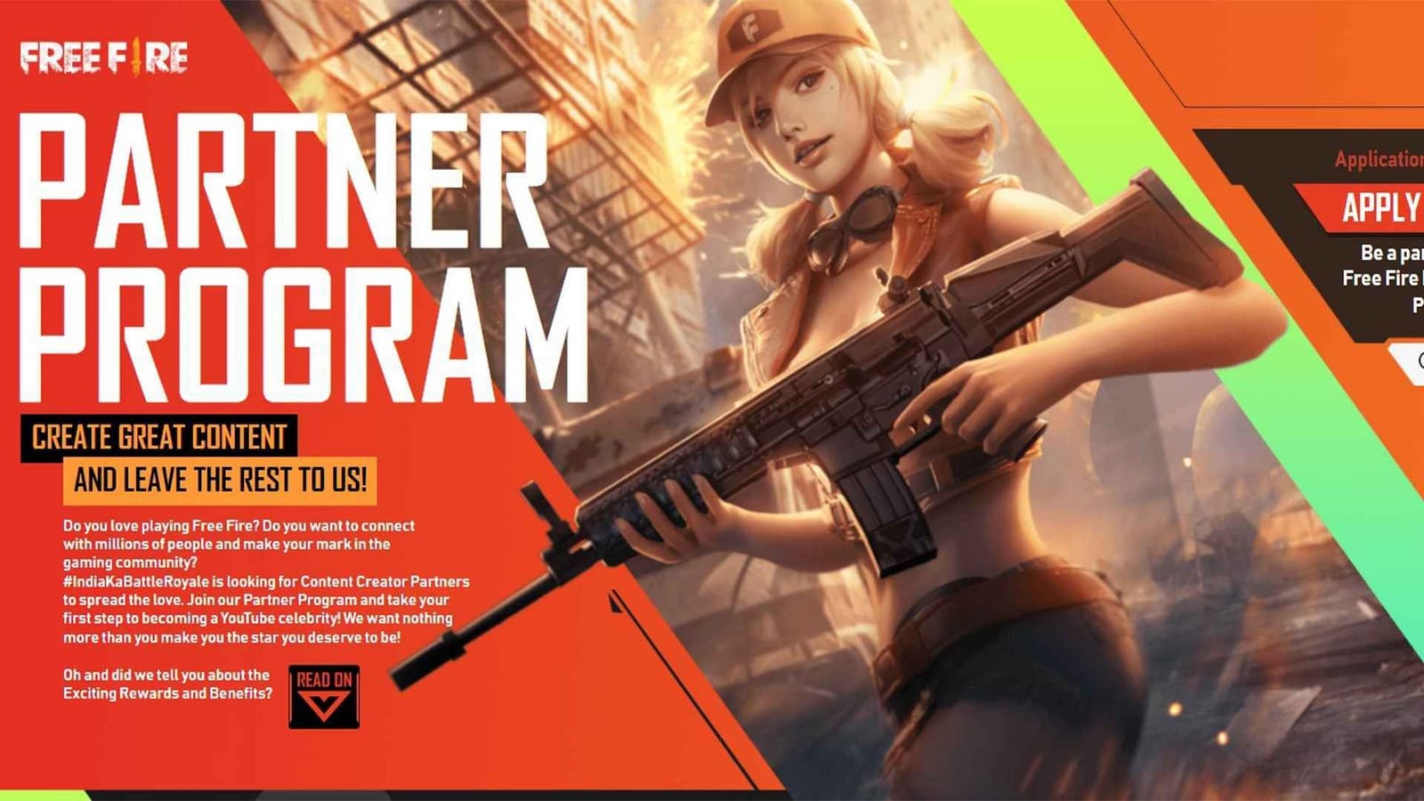 Free Fire Partner Program requirements: How to apply for all regions