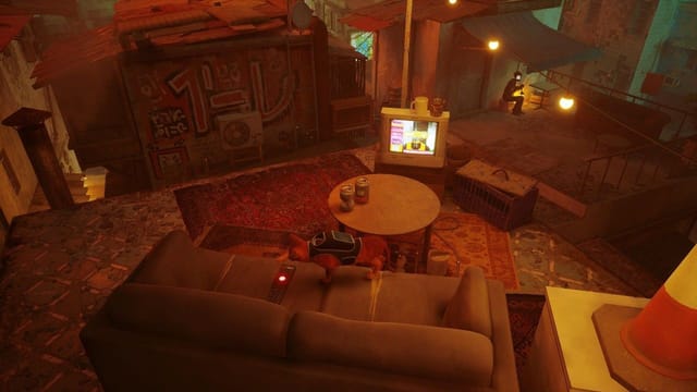 How to look through TV Channels in Stray