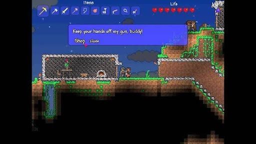 Arms Dealer in Terraria