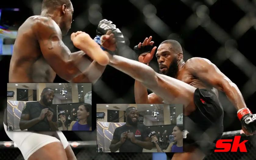 Watch: When Jon Jones danced after learning his kick broke Ovince Saint-Preux's arm