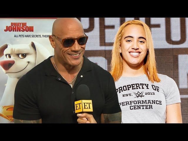 The Rock is proud of his daughter for becoming a fourth-generation pro ...