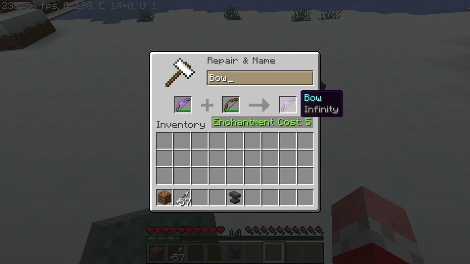 How to repair a bow in Minecraft 1.19