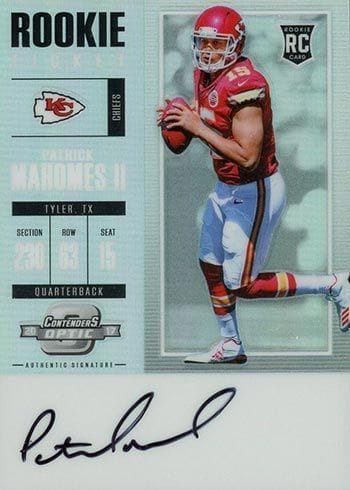 Top 10 Most Valuable Patrick Mahomes Rookie Cards: Photos, Price, How ...