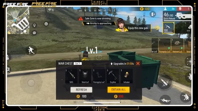 OB35 patch update for Free Fire Max: New maps, weapons, adjustments and ...