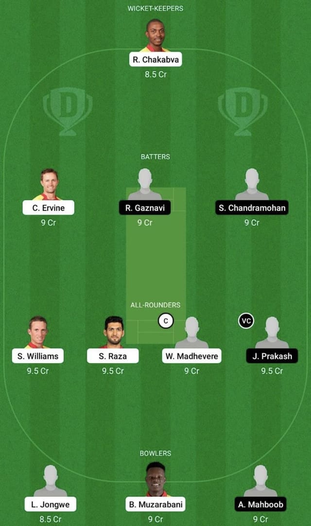 ZIM vs SIN Dream11 Prediction: Fantasy Cricket Tips, Today's Playing 11 ...
