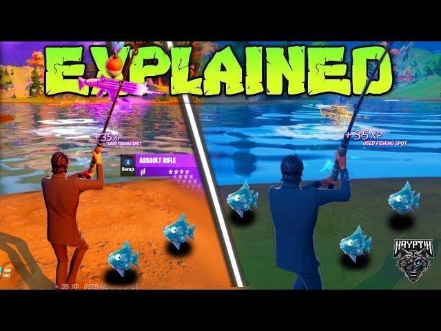 Fortnite: How to throw a fish into water