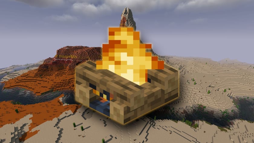 Minecraft 1.19: How to make campfire