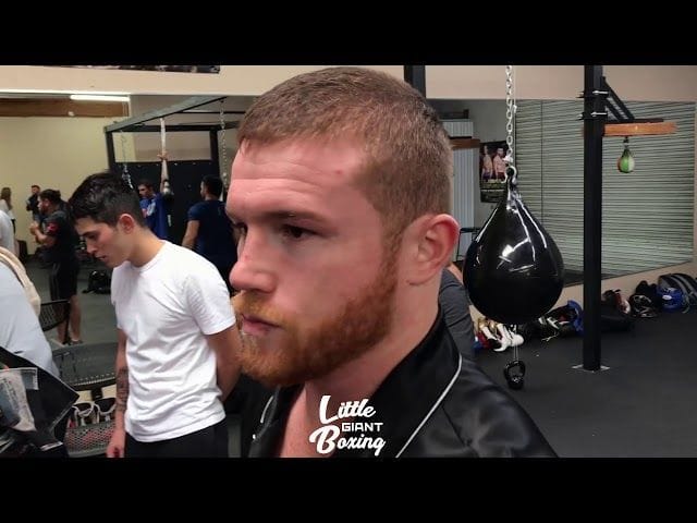 Watch: Canelo Alvarez gifted boxing shoes to Ryan Garcia