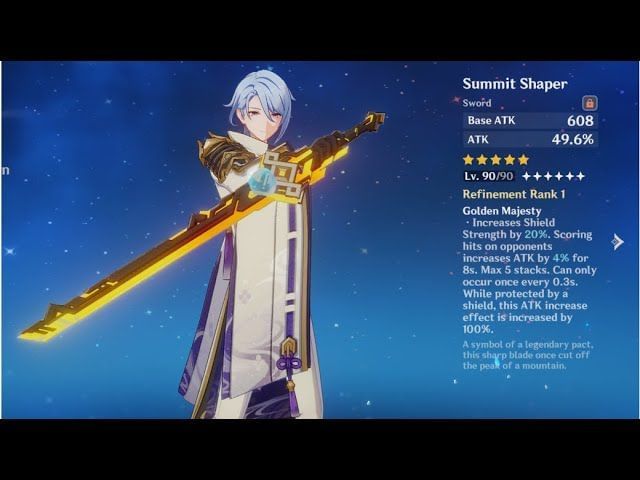Genshin Impact: Stats and best characters for Summit Shaper (July 2022)