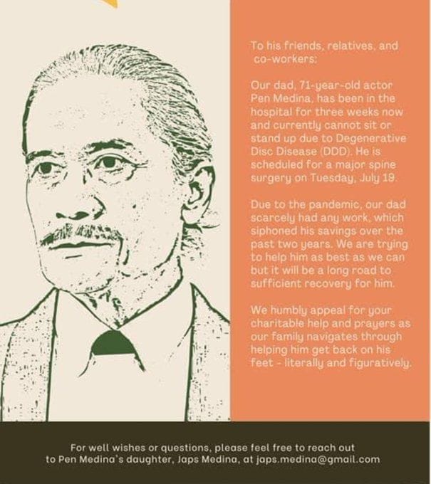 What is Degenerative Disc Disease? Veteran actor Pen Medina ...