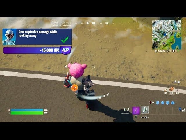 Fortnite: How to deal explosive damage while looking away