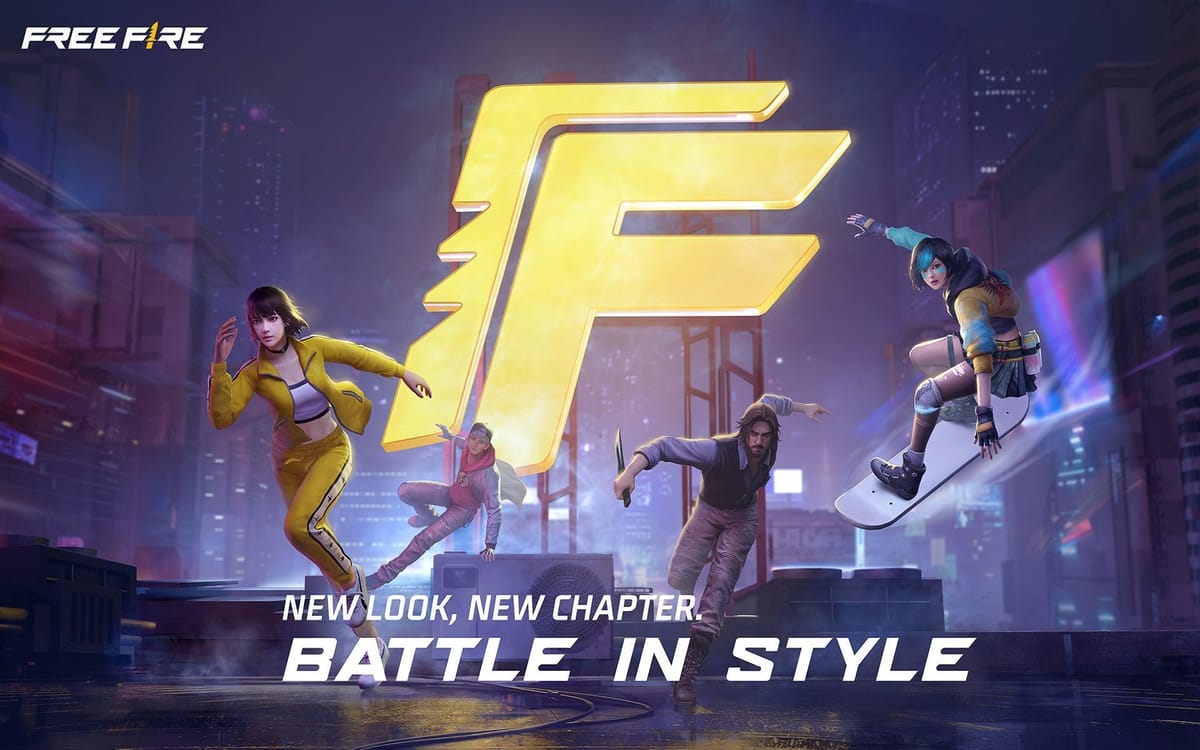 New Free Fire look: Logo, knife icon, slogan, font, and more revealed