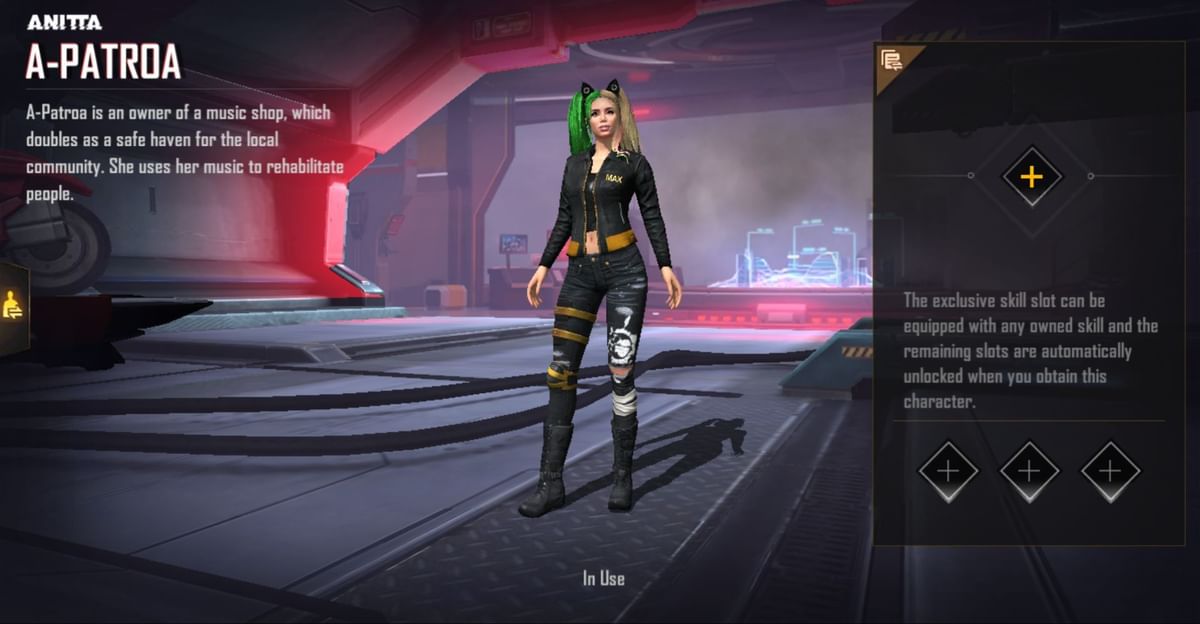 Character: Free Fire MAX में A-Patroa कैरेक्टर: ताकत, कीमत और खरीदने की ...