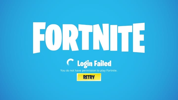 Fortnite: "You do not have permission to play" error explained