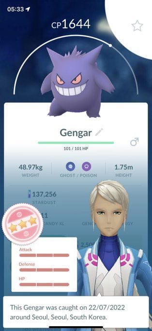 Mega Gengar's weaknesses and counters in Pokemon GO