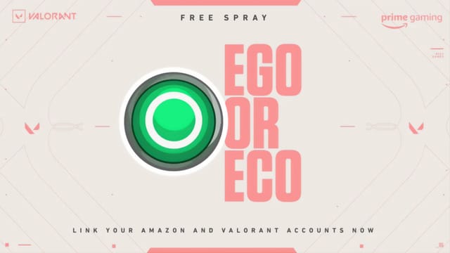 How to claim limited edition Ego or Eco spray in Valorant for free?