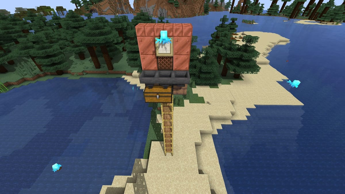 Minecraft 1.19 how to make an allay tree farm on Bedrock