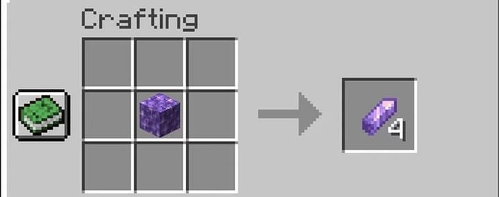 Amethyst in Minecraft