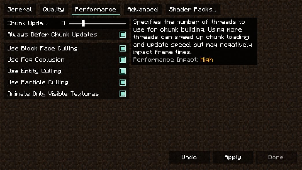 Best Sodium settings for optimal FPS in Minecraft 1.19 update