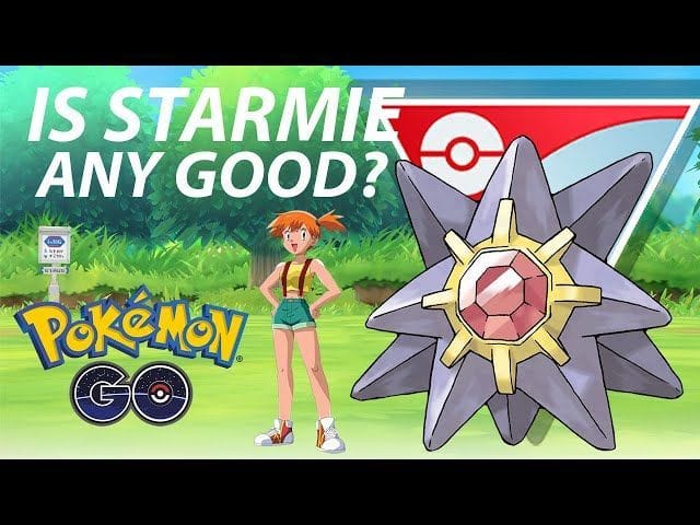 The best moveset for Starmie in Pokemon GO