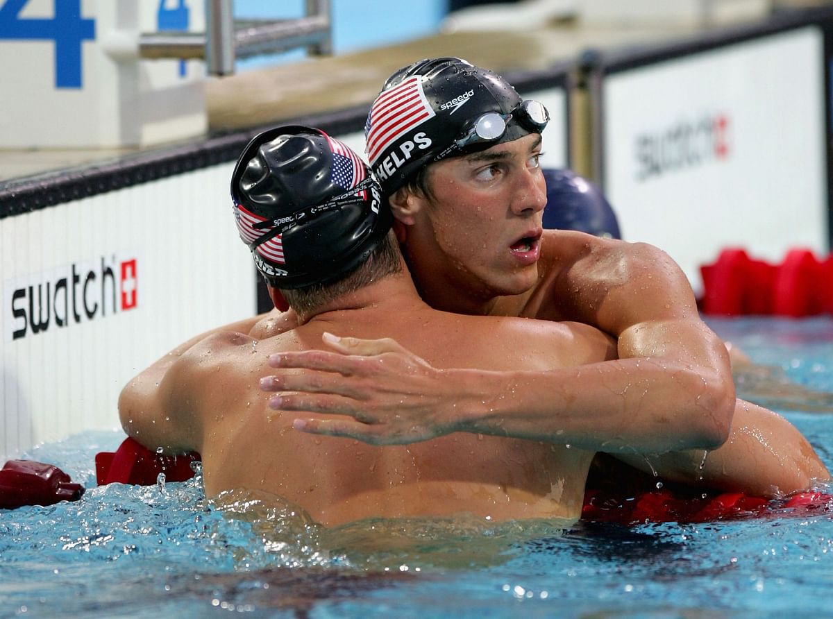 Watch Michael Phelps First Olympics Gold Medal Race From Athens 2004