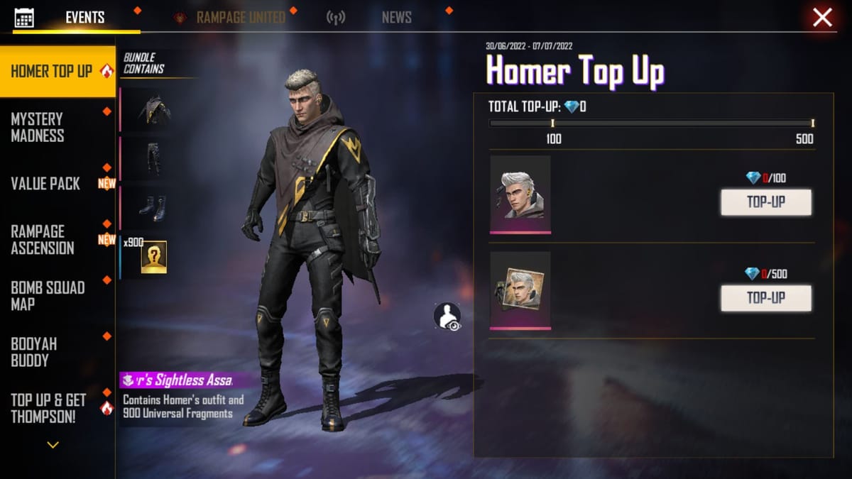 Homer character in Garena Free Fire: All you need to know