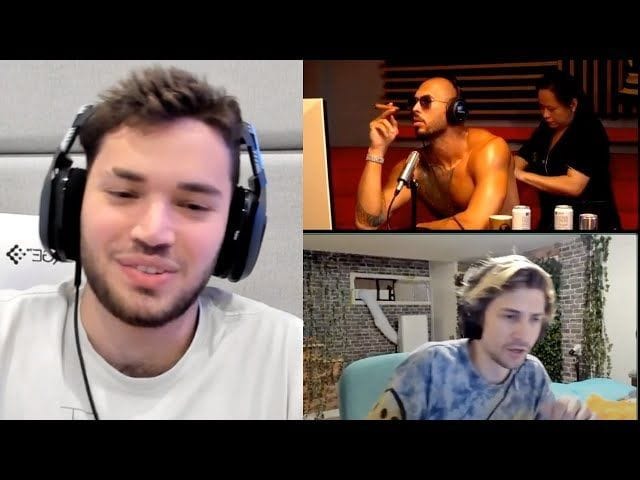 xQc argues with Andrew Tate on Discord