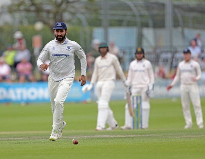 Cheteshwar Pujara named Sussex captain after Tom Haines' injury
