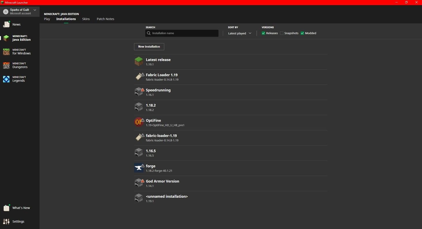 How to download Minecraft Java Edition 1.19.1