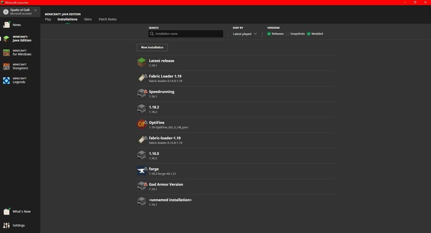 How to download Minecraft Java Edition 1.19.1