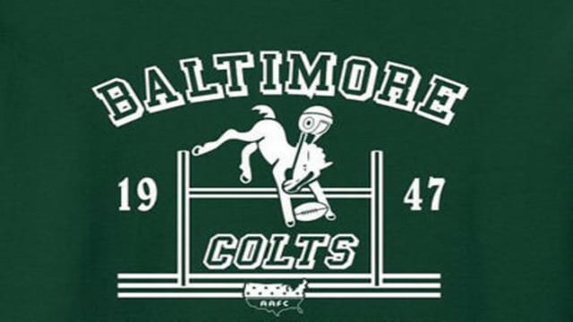 1947 brings us the original Baltimore Colts