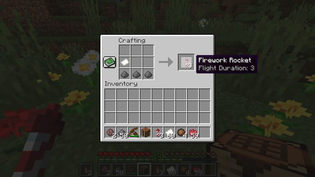How to make fireworks in Minecraft 1.19