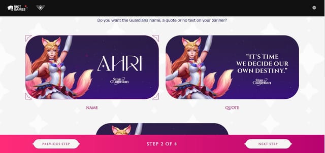 How to make a personalized Twitter banner using League of Legends Star ...