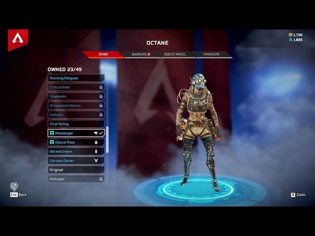5 rarest skins for Octane in Apex Legends