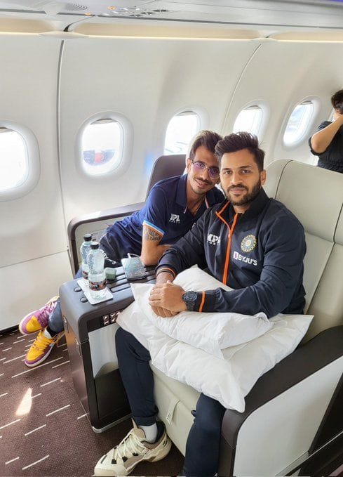 [In Pictures] Indian cricketers on their way to West Indies for white ...