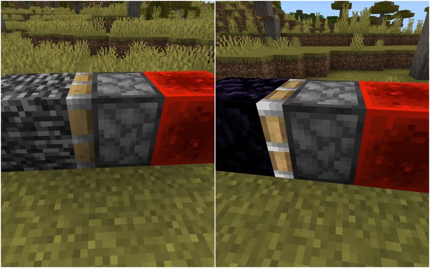 Which blocks cannot be pushed by pistons in Minecraft 1.19?