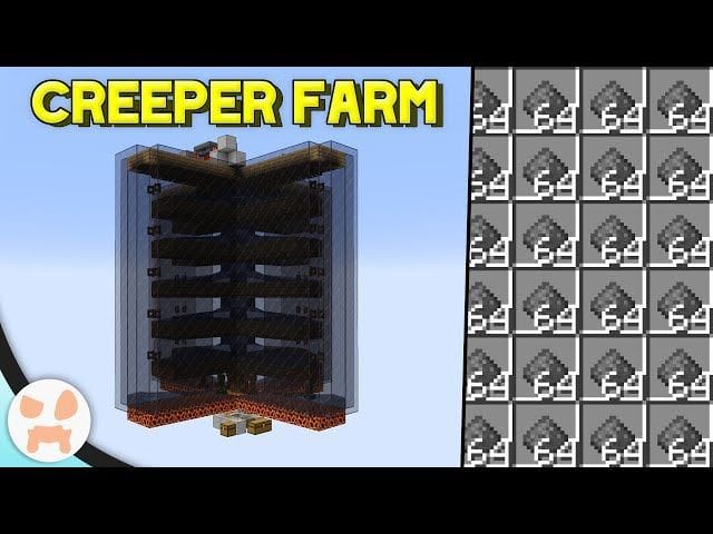 How to make a creeper farm in Minecraft 1.19 update