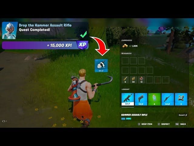 Fortnite: How to drop the Hammer Assault Rifle