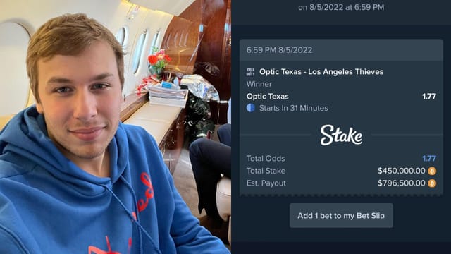 Twitch gambling streamer Xposed bets insane amount of money on Call of Duty League match and ...