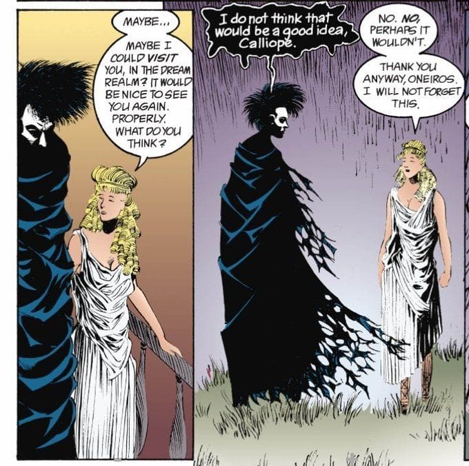 Who are Dream's romantic interests in The Sandman comics? All about Nada, Calliope and Killalla