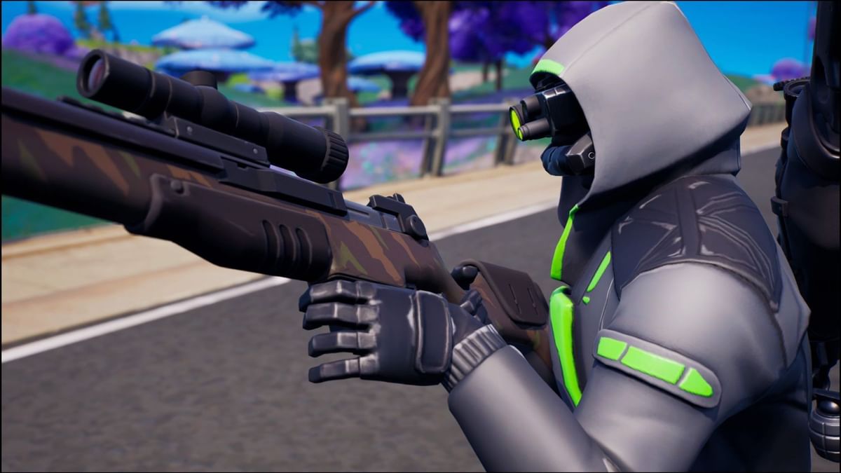 Fortnite: How to damage a player with a DMR at greater than 75 meters away