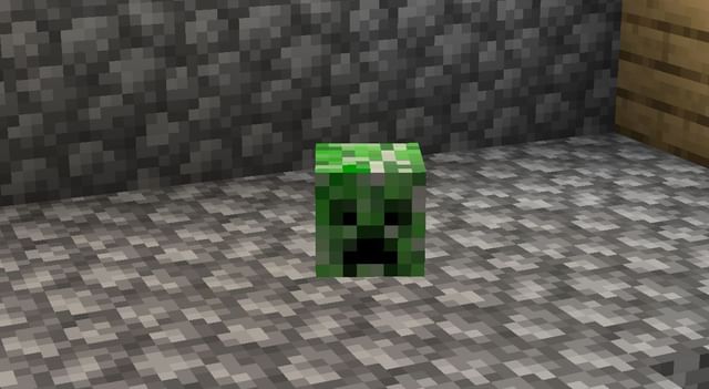 Creeper Head in Minecraft