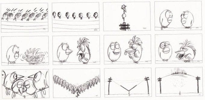 Pixar Storyboard Examples