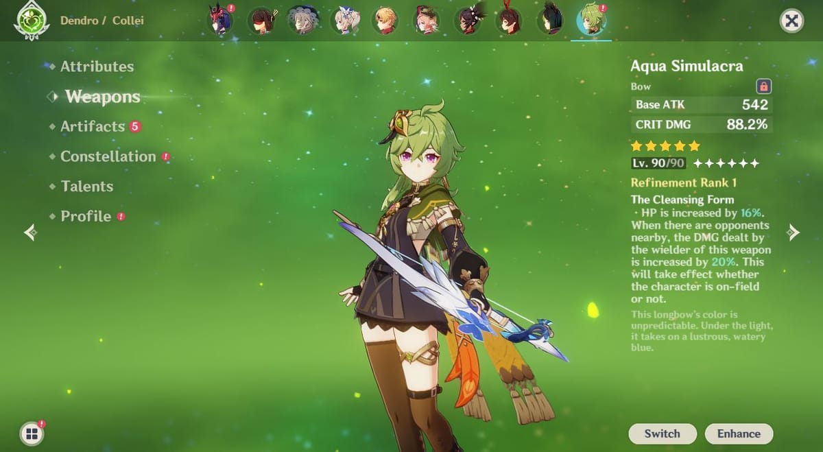 Genshin Impact Collei build guide: Best artifacts, weapons, and more ...