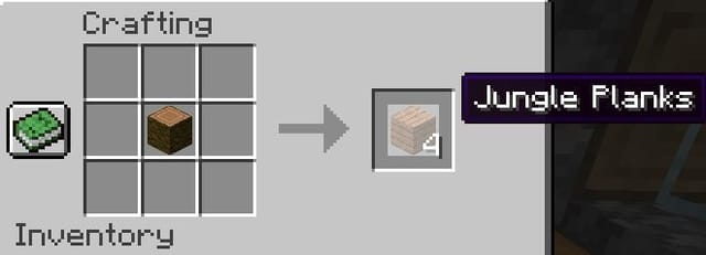 Jungle Log Blocks in Minecraft