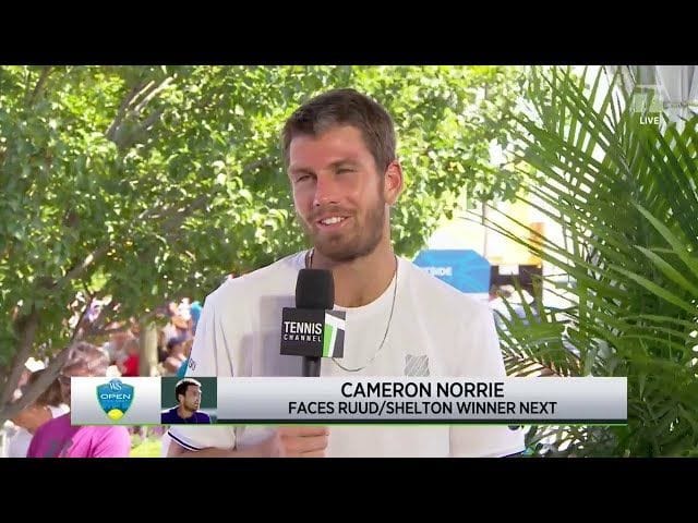 Cameron Norrie compares his meticulous habits to 21-time Grand Slam ...