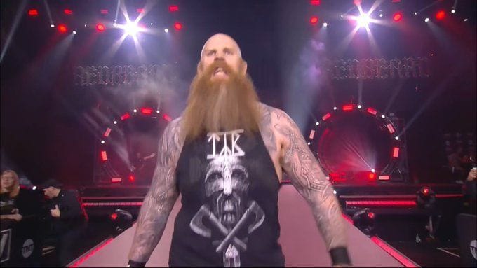 AEW spoiler: Erick Redbeard backstage at Dynamite