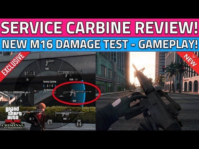 Reviewing the Service Carbine from GTA Online summer DLC