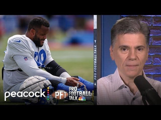 Mike Florio slams Aaron Donald after scuffle