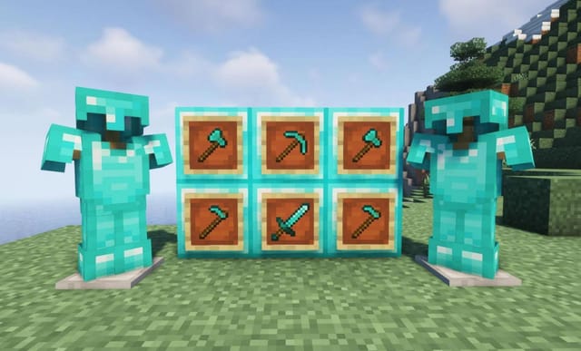 How to get diamond gear by trading in Minecraft 1.19 update